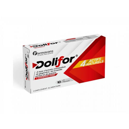 FARMAVANS DOLIFOR 4 ACTIFS NATURELS 10 GELULES – P&P